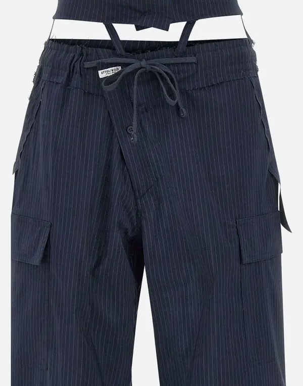 Ottolinger Stripe Detailed Wide-leg Trousers