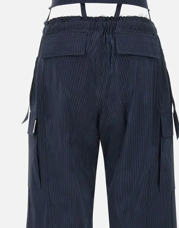 Ottolinger Stripe Detailed Wide-leg Trousers