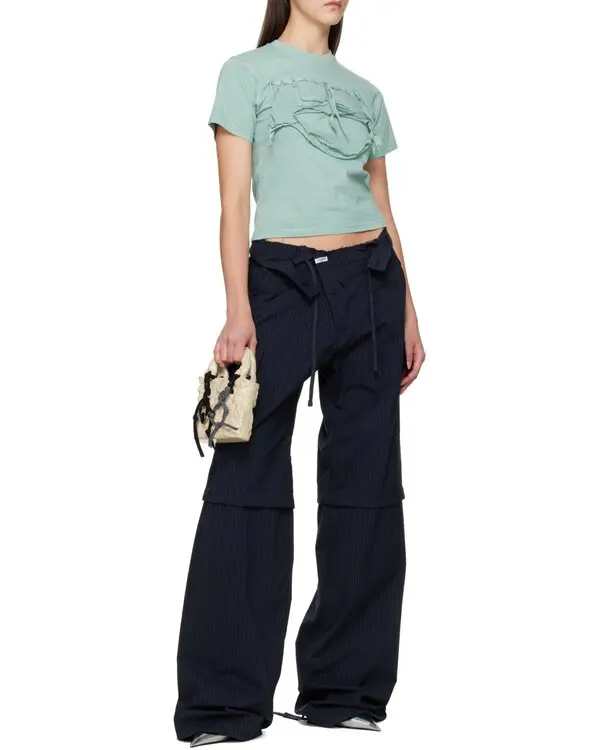 Ottolinger Stripe Detailed Wide-leg Trousers