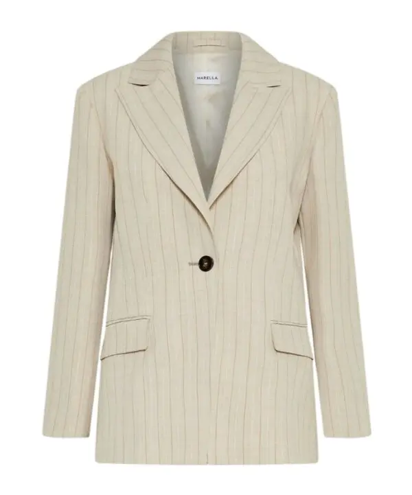 Marella Stretch Canvas Blazer