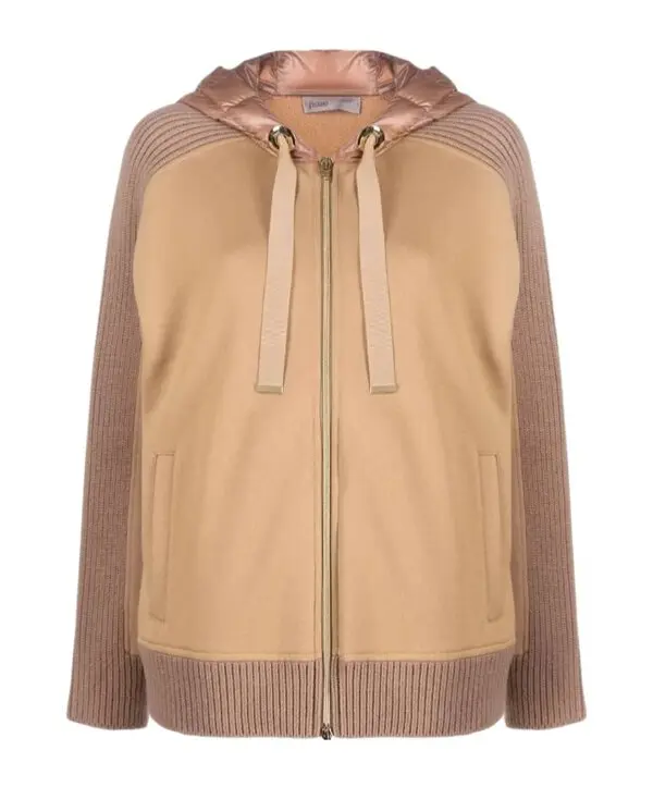 Herno Hooded Zip-up Cardigan