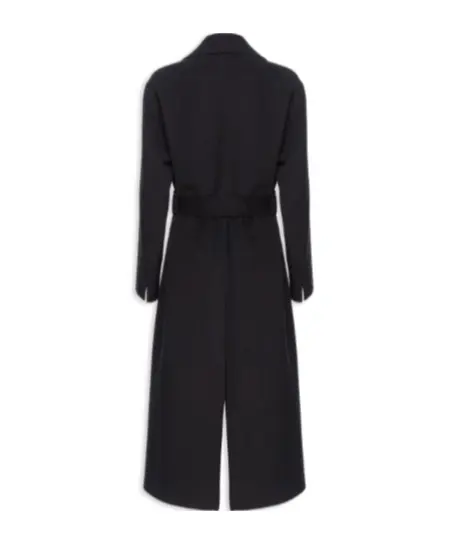 Pinko Single-breasted Belted Coat