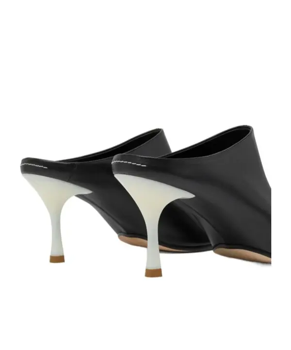 MAISON MARGIELA Square Toe Ballerina Mules