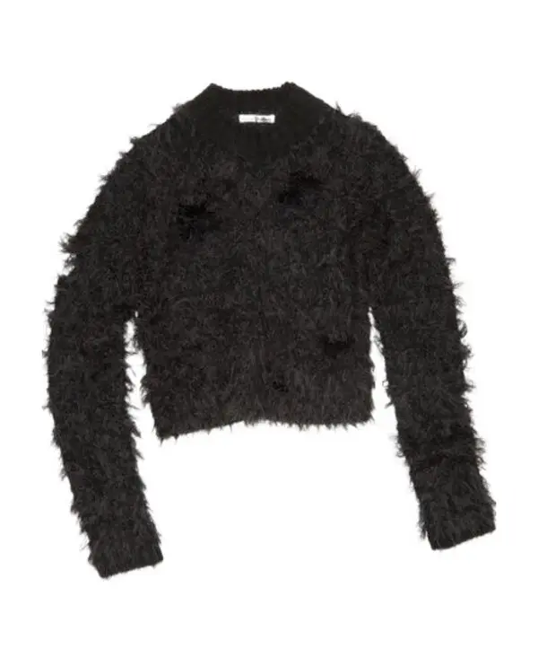 Acne Studios Cut-out Crewneck Jumper - Black