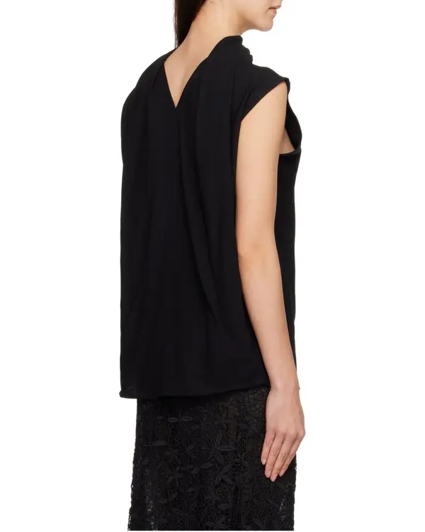 TOTEME Sleeveless Cocoon Cape Blouse