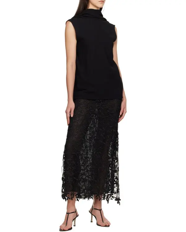TOTEME Sleeveless Cocoon Cape Blouse