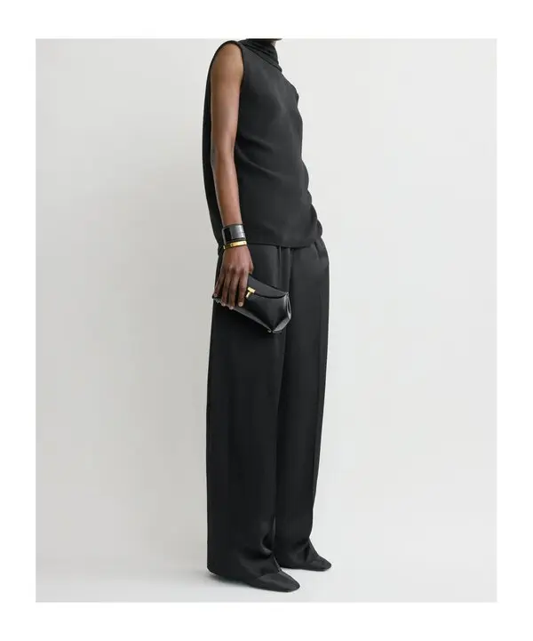 TOTEME Sleeveless Cocoon Cape Blouse