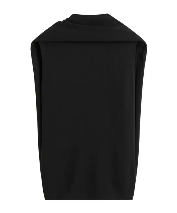TOTEME Sleeveless Cocoon Cape Blouse