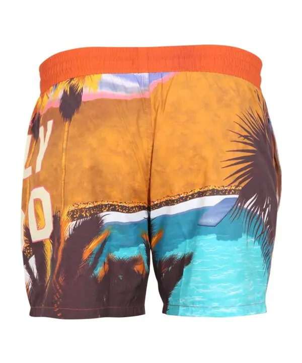 Etro Landscape Printed Drawstring Swim Shorts