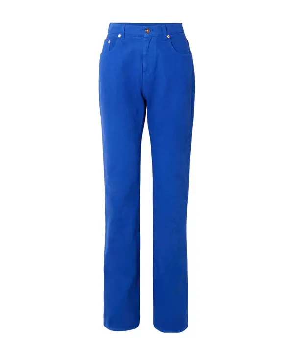 Gabriela Hearst High-waisted Straight Leg Jeans - Cobalt Blue