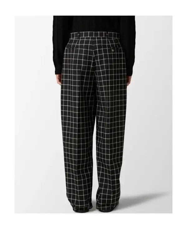 Marni Plaid Tailored Trousers - Black