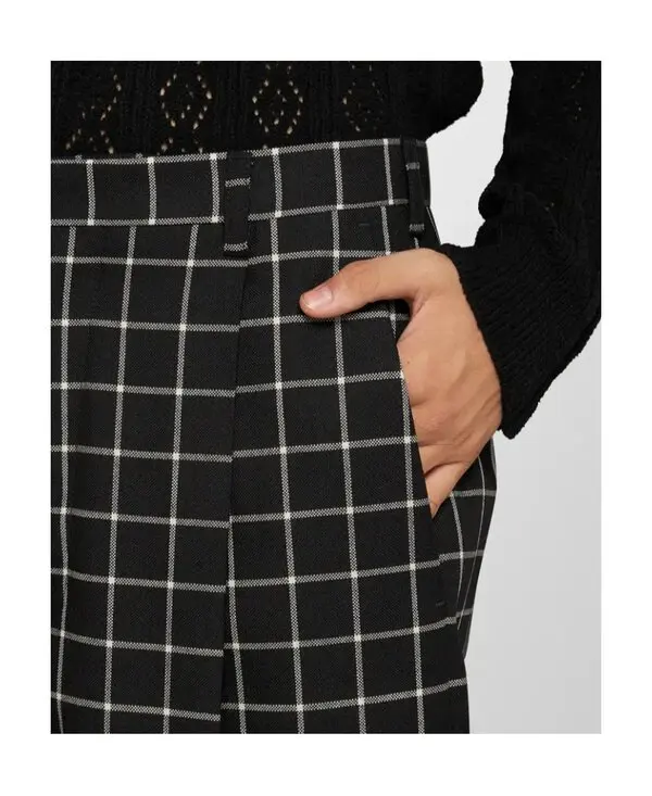 Marni Plaid Tailored Trousers - Black