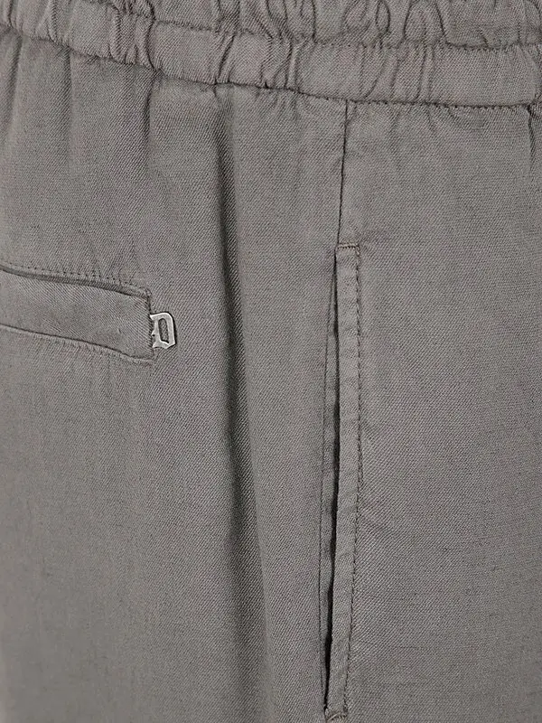 DONDUP Drawstring Waist Casual Pants - Gray