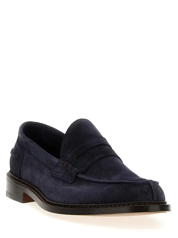 TRICKER'S Round Toe Loafers - Blue