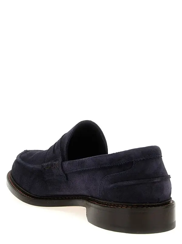 TRICKER'S Round Toe Loafers - Blue