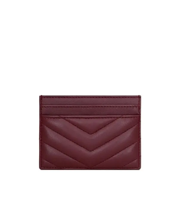 Saint Laurent Cassandre Matelassé Quilted Card Case
