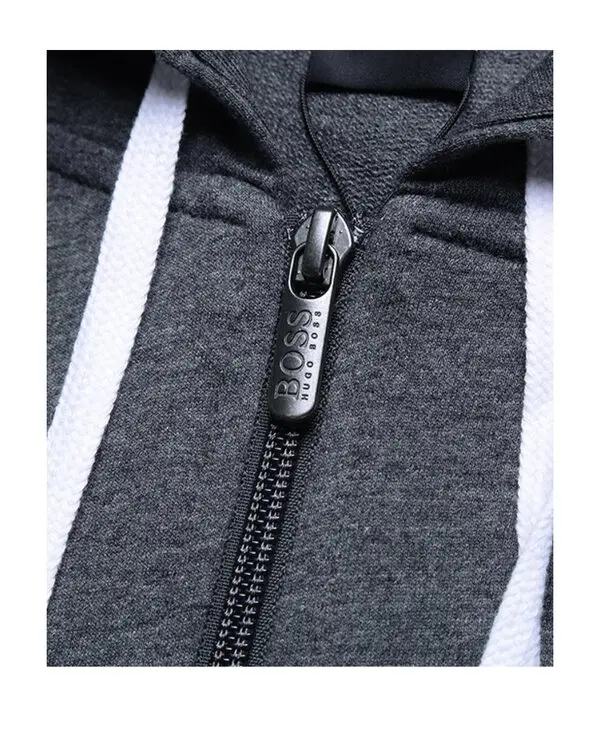 Hugo Boss Logo-print Zip-up Hoodie