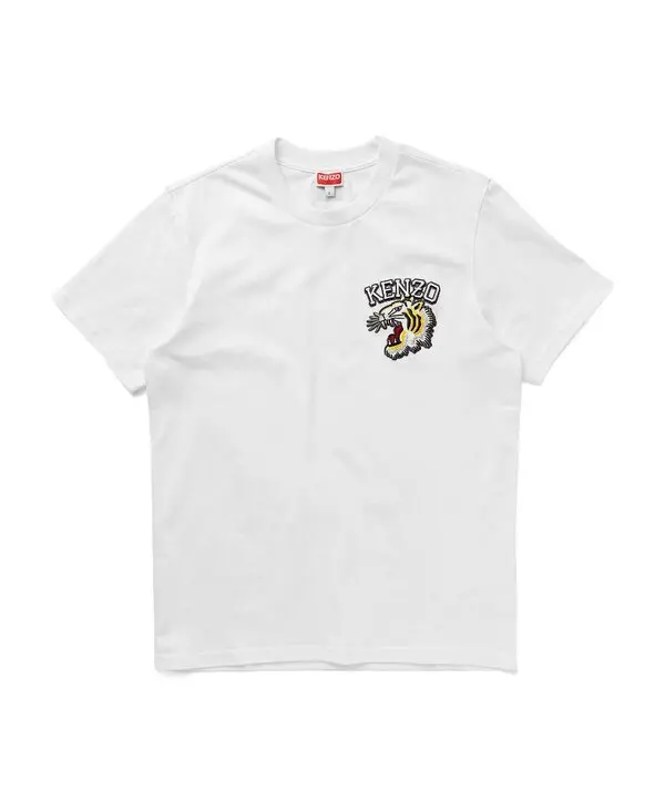 Kenzo Logo Embroidered Crewneck T-shirt