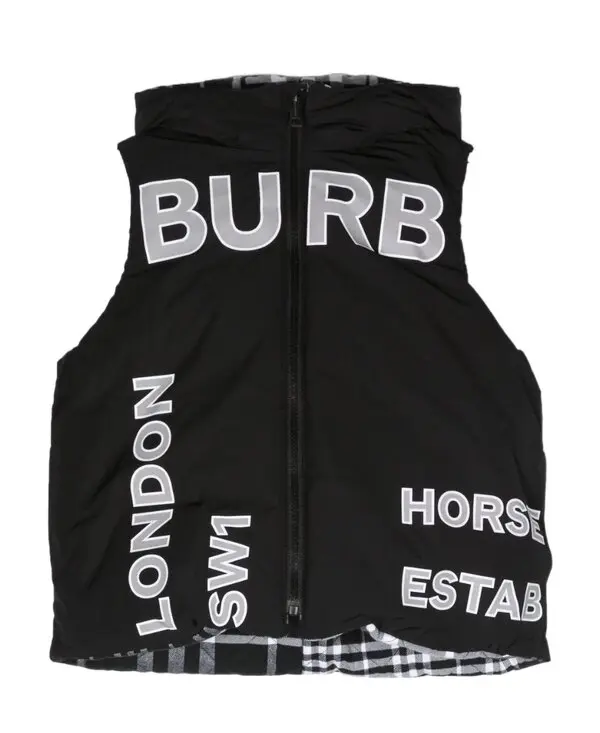Burberry Horseferry Padded Gilet - Black
