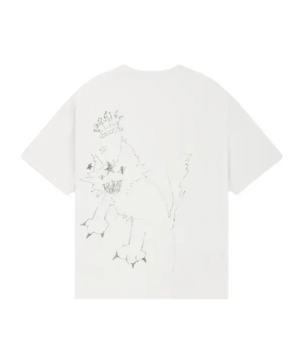 We11Done Graphic Print Cotton T-shirt - Ivory