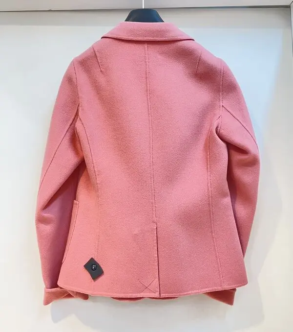 Max Mara Long-sleeved Suit Coat With Notched Lapel And Patch Pockets