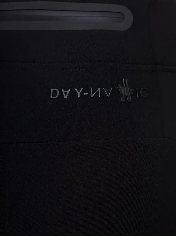 Moncler Rubberised-logo Performance Leggings