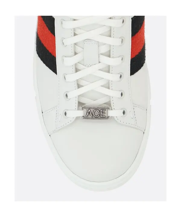 Gucci Ace Low-top Sneakers - White/red
