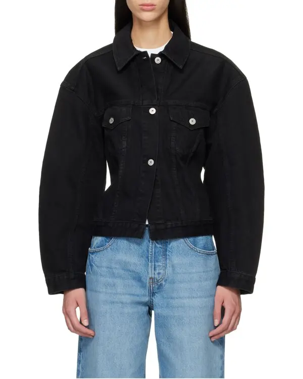 Jacquemus La Veste De Nîmes Drop Shoulder Denim Jacket