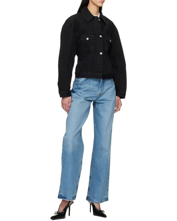 Jacquemus La Veste De Nîmes Drop Shoulder Denim Jacket