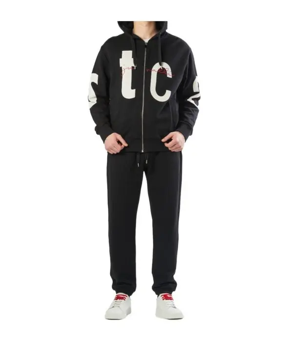 Just Cavalli Long Sleeve Printed Zip-up Hooded Jacket