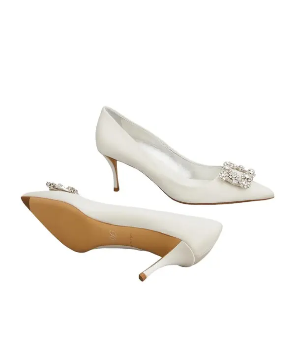 ROGER VIVIER Crystal Buckle High Heels