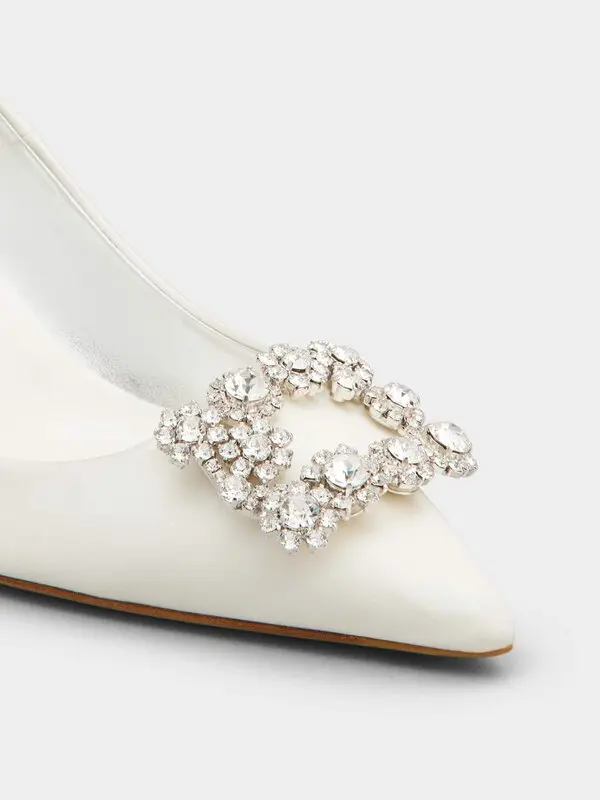 ROGER VIVIER Crystal Buckle High Heels