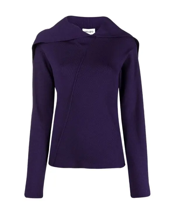 Kenzo Foldover Collar Jumper