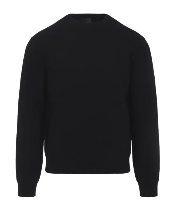 Moncler Crewneck Knit Sweater With Long Sleeves