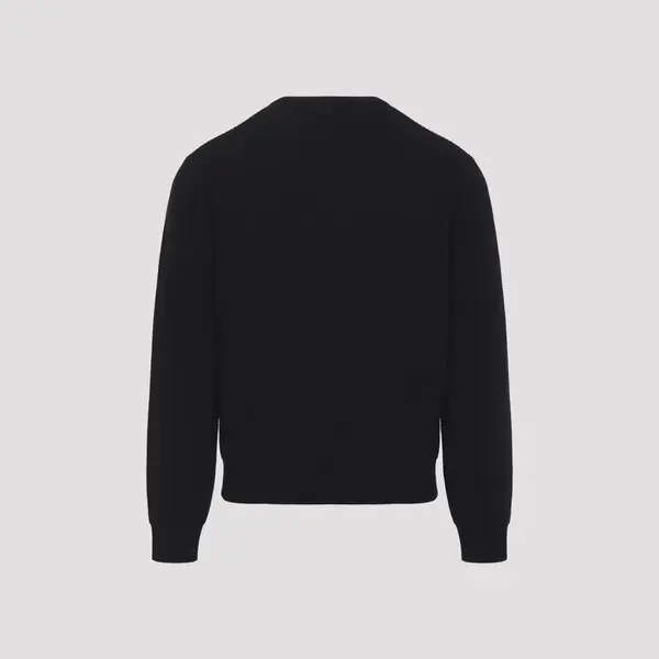Moncler Crewneck Knit Sweater With Long Sleeves