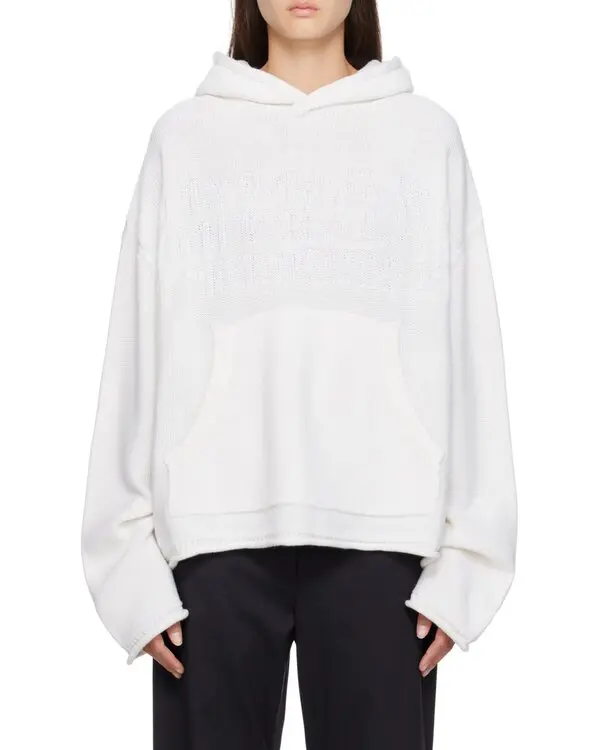 MAISON MARGIELA Textured Logo Hoodie