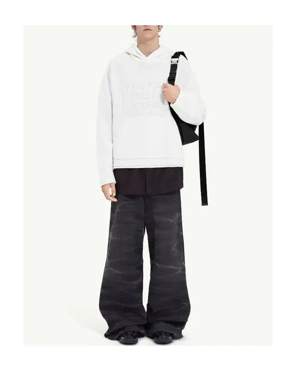 MAISON MARGIELA Textured Logo Hoodie