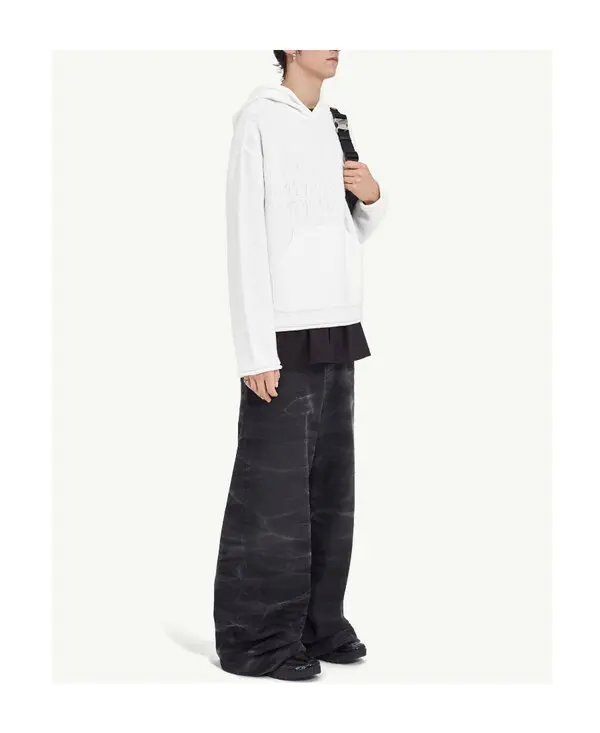MAISON MARGIELA Textured Logo Hoodie