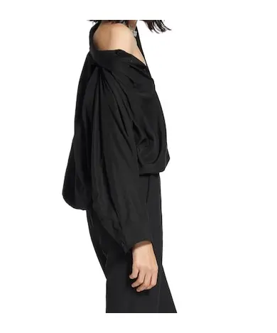 Balenciaga One-shoulder Long-sleeved Shirt