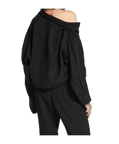 Balenciaga One-shoulder Long-sleeved Shirt