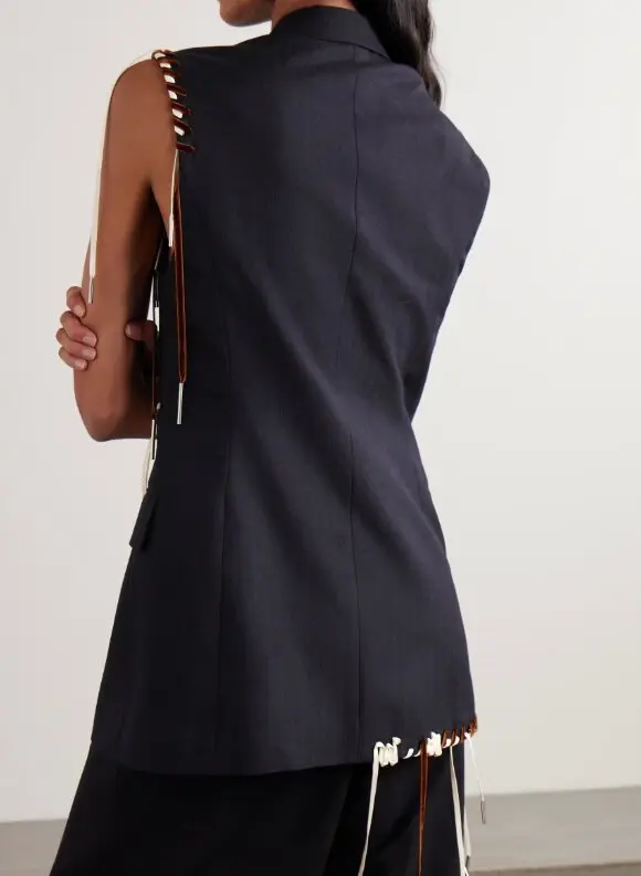 Dries Van Noten Embellished Sleeveless Jacket