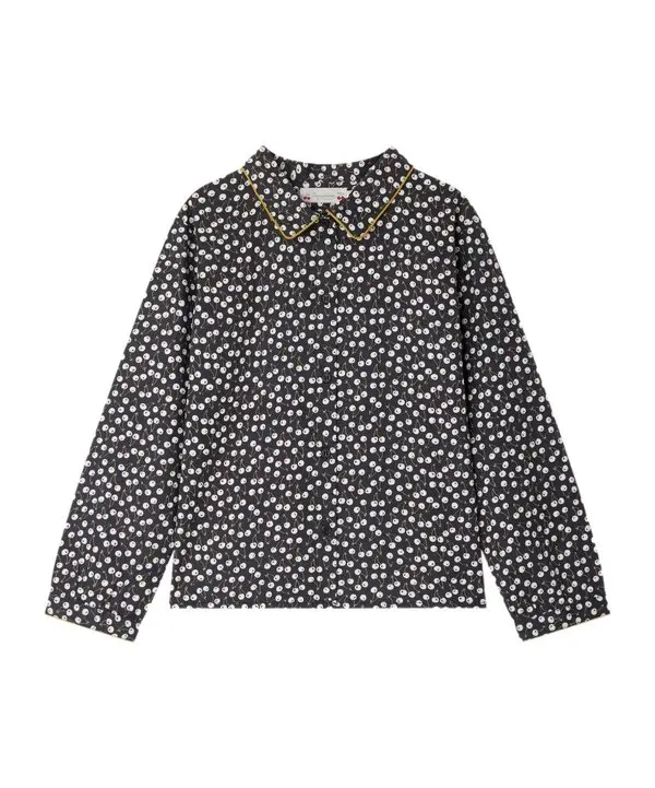 Bonpoint Jacinthe" Cherry Print Blouse - Black
