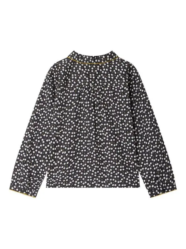 Bonpoint Jacinthe" Cherry Print Blouse - Black