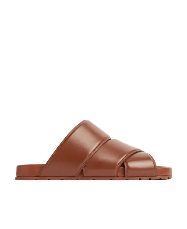 Bottega Veneta Bridge Mule Sandals - Brown