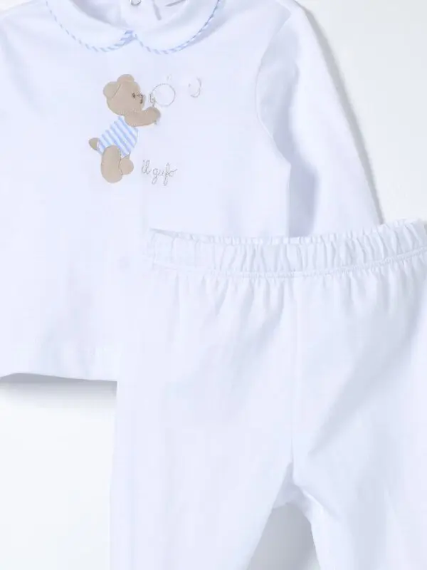 IL GUFO Long-sleeved Blouse And Trousers Set
