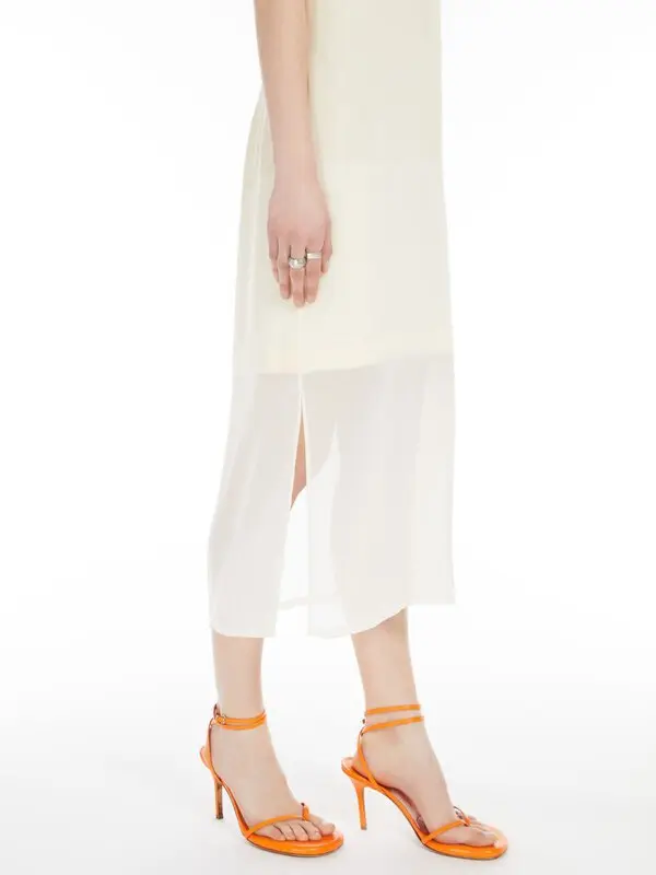 Sportmax Chiffon Paneled Midi Dress