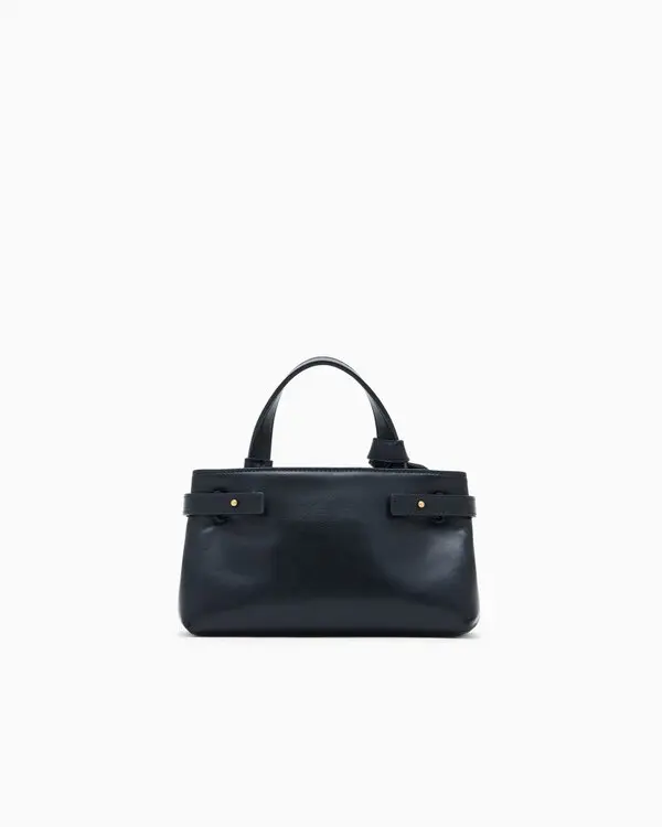 Emporio Armani Knot Detail Handle Tote Bag - Black