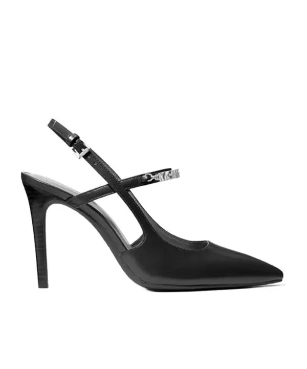 Michael Kors Dina Slingback Pumps With Stiletto Heels - Black