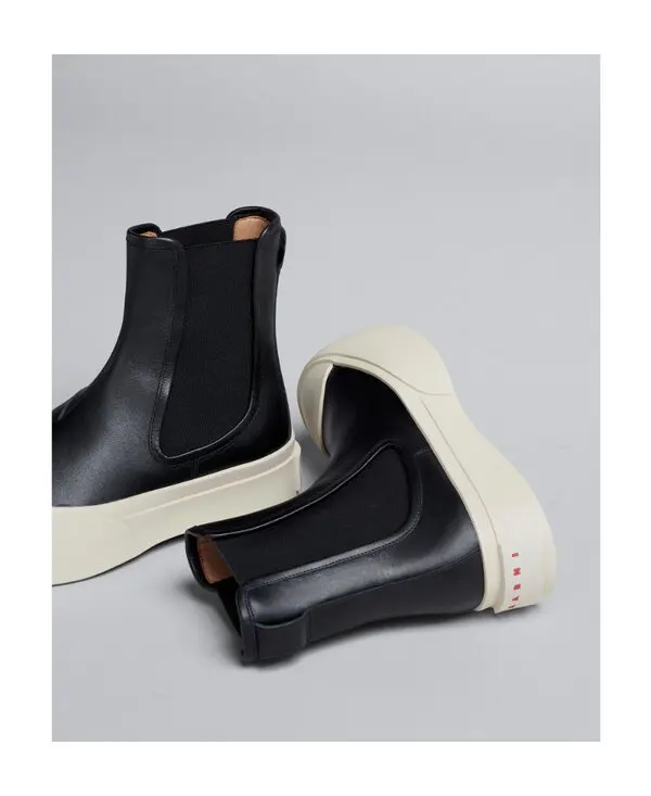 Marni Slip-on Round-toe Ankle Boots