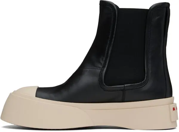Marni Slip-on Round-toe Ankle Boots